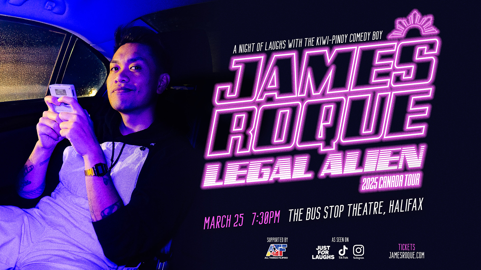 James Roque: Legal Alien - The Bus Stop Theatre